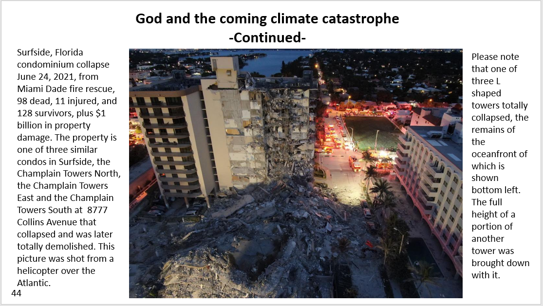 Slide 44 (3) God and the climate catastrophe.